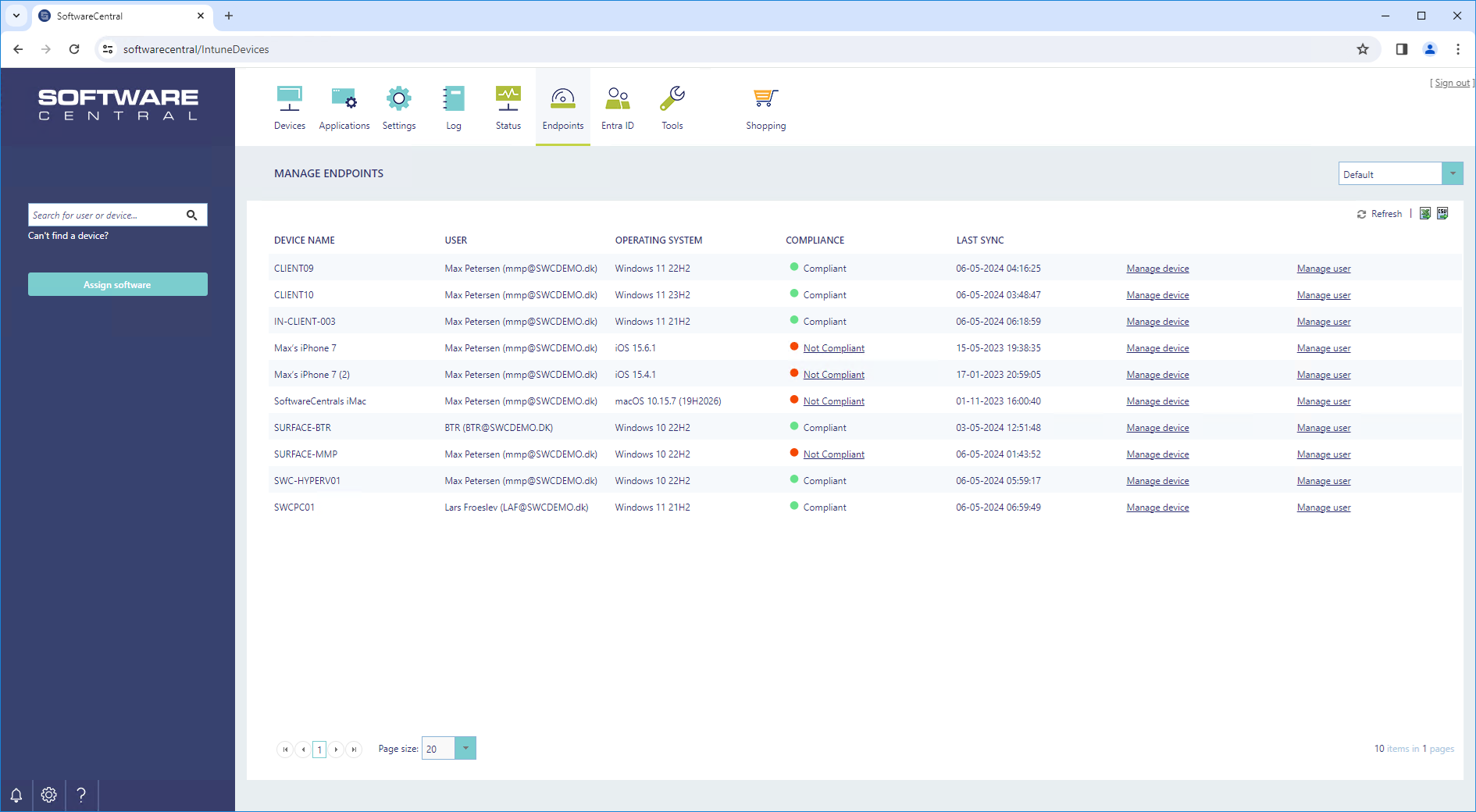 Manage Intune Endpoints
